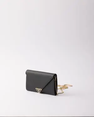 Prada Mini Saffiano Leather Bag - Black