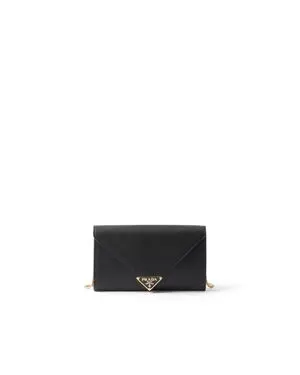Prada Mini Saffiano Leather Bag - Black