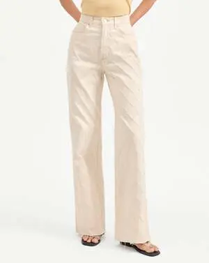 Veronica Beard Taylor Diamond-printed Wide-leg Jean