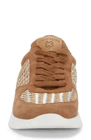 Lucky Brand Deva Woven Sneakers - Tan Kashmr