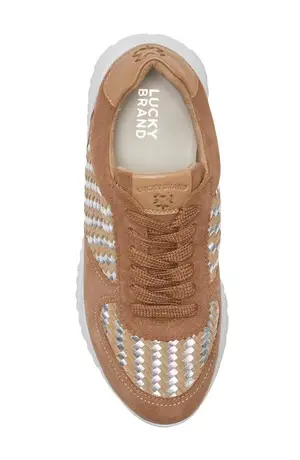 Lucky Brand Deva Woven Sneakers - Tan Kashmr