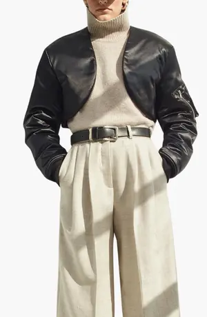 Caalo Satin Down Bolero