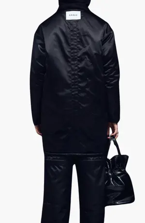 Caalo Reversible Down Coat - Black