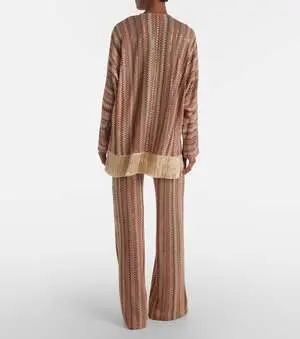 Missoni Zigzag Fringed Lamé Blouse