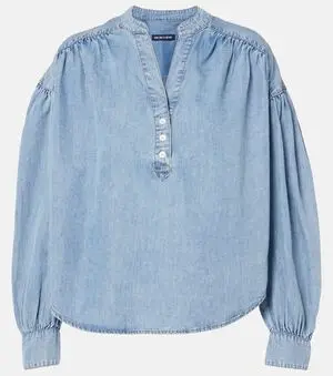Veronica Beard Kylie Denim Shirt