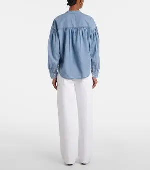 Veronica Beard Kylie Denim Shirt