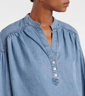 Veronica Beard Kylie Denim Shirt