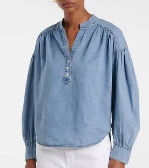 Veronica Beard Kylie Denim Shirt
