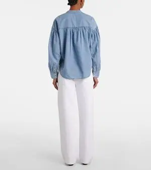 Veronica Beard Kylie Denim Shirt