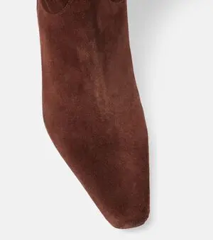 Staud Western Suede Knee-high Boots