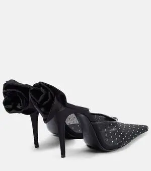 Magda Butrym Crystal-embellished Mesh Pumps