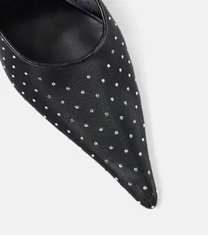 Magda Butrym Crystal-embellished Mesh Pumps