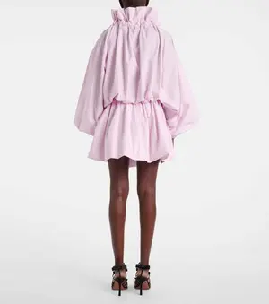 PATOU Iconic Bow-detail Ruffled Blouse - Pink