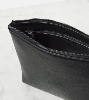 Brunello Cucinelli Small Leather Pouch - Black