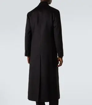 SAMAN AMEL Wool And Cashmere Blend Overcoat