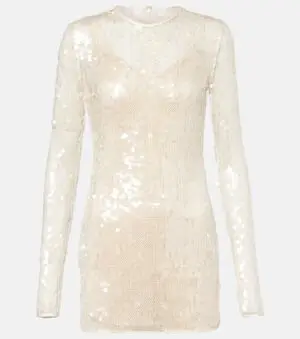 White Sequin Dresses