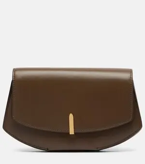 Savette Florence Leather Clutch - Green