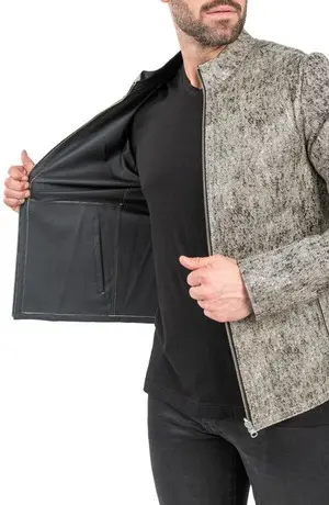 MACEOO Reversible Leather Jacket