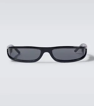 Rick Owens Fog Rectangle Sunglasses - Black