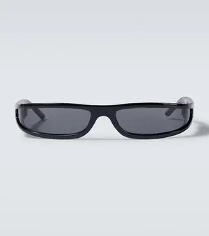 Rick Owens Fog Rectangle Sunglasses - Black