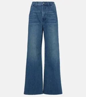Veronica Beard Taylor Wide-leg Jeans