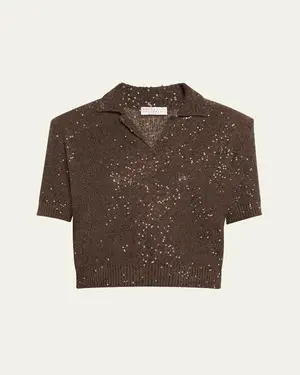 Sequin Polo