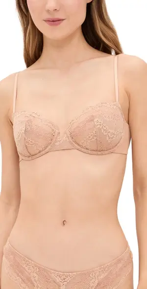 SKARLETT BLUE Impress Balconette Underwire Bra - Ginger/terracotta
