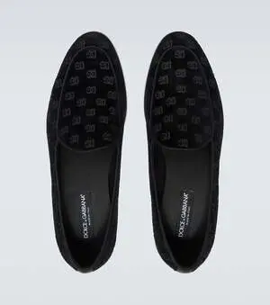 Dolce & Gabbana Vivaldi Velvet Loafers