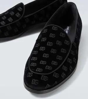 Dolce & Gabbana Vivaldi Velvet Loafers