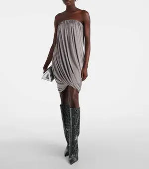 Attico Draped Minidress