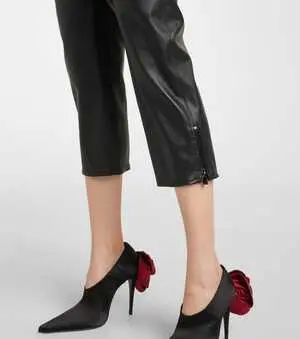 Magda Butrym Low-rise Leather Capri