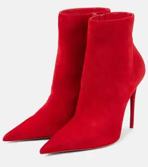 CHRISTIAN LOUBOUTIN Kate Max 100 Suede Ankle Boots