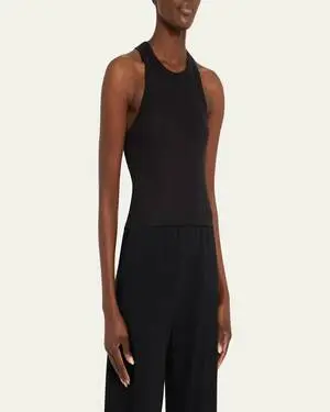 Nsf Amaya Ribbed Cropped Tank Top