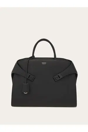 FERRAGAMO FERRAGAMO Hug Briefcase Black