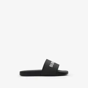 Burberry Logo Slides - Black/white