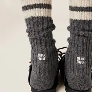Miu Miu Wool And Cashmere Blend Socks