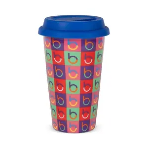 Bloomingdale'S Ceramic Travel Mug With Silicone Lid Exclusive - No Color