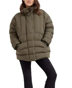 Women's Green Puffer Coats