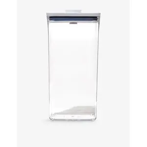 OXO Pop Rectangle Tall Stainless-steel Container - White Blue Clear