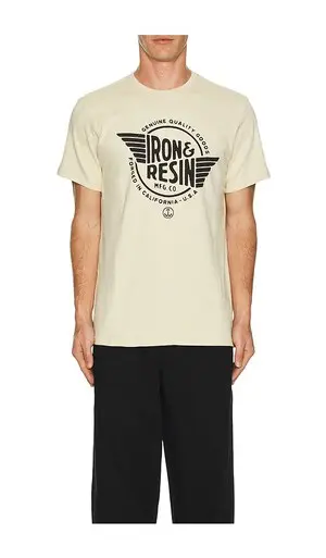 IRON & RESIN Wing Tee In Cream