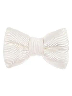 TOM FORD Ribbed Bow Tie - White
