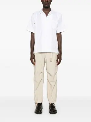 Sacai Belted Trousers - Neutrals