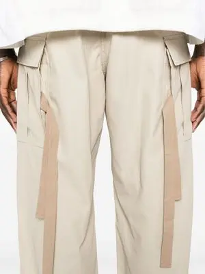 Sacai Belted Trousers - Neutrals