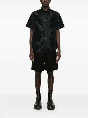 Sacai Belted Cargo Shorts - Black