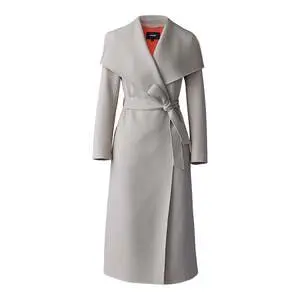 Mackage Mai-lst Double-face Wool Wrap Coat - Trench
