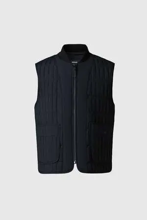 Mackage Levi Light Down Quilted Vest - Black