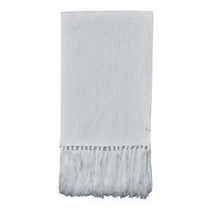 Mackage Mona Rectangular Wool Scarf With Fringed Ends - Cream