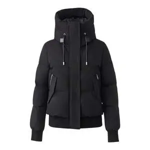 Mackage Nordic Tech Down Bomber Jacket With Hood
