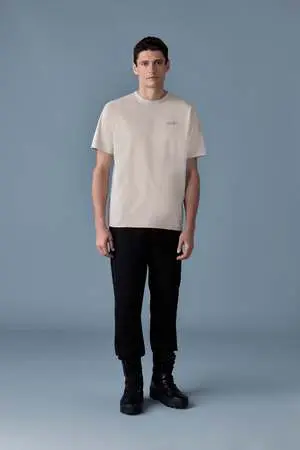Mackage Tee-r T-shirt With Silicone Logo - Light Camel