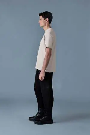 Mackage Tee-r T-shirt With Silicone Logo - Light Camel